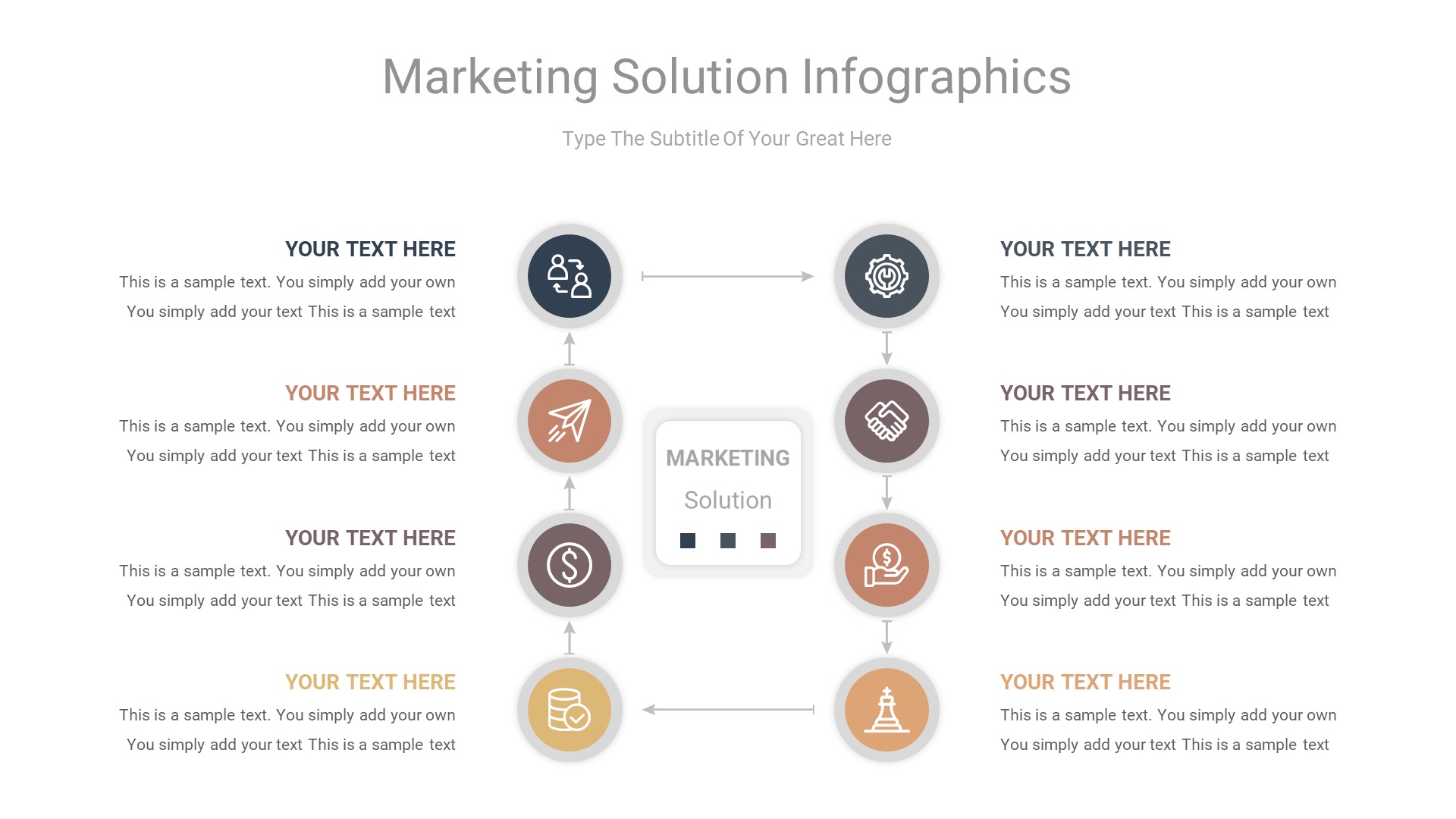 Marketing Solution Infographics Presentation Template by SOOZ_ART | GraphicRiver